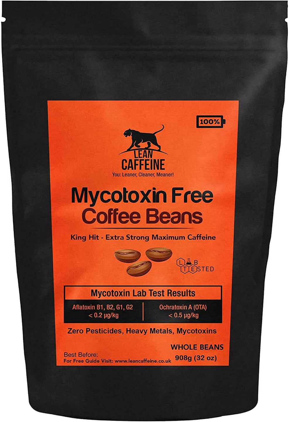 Lean Caffeine High Caffeine Coffee Beans – Lean Caffeine Store